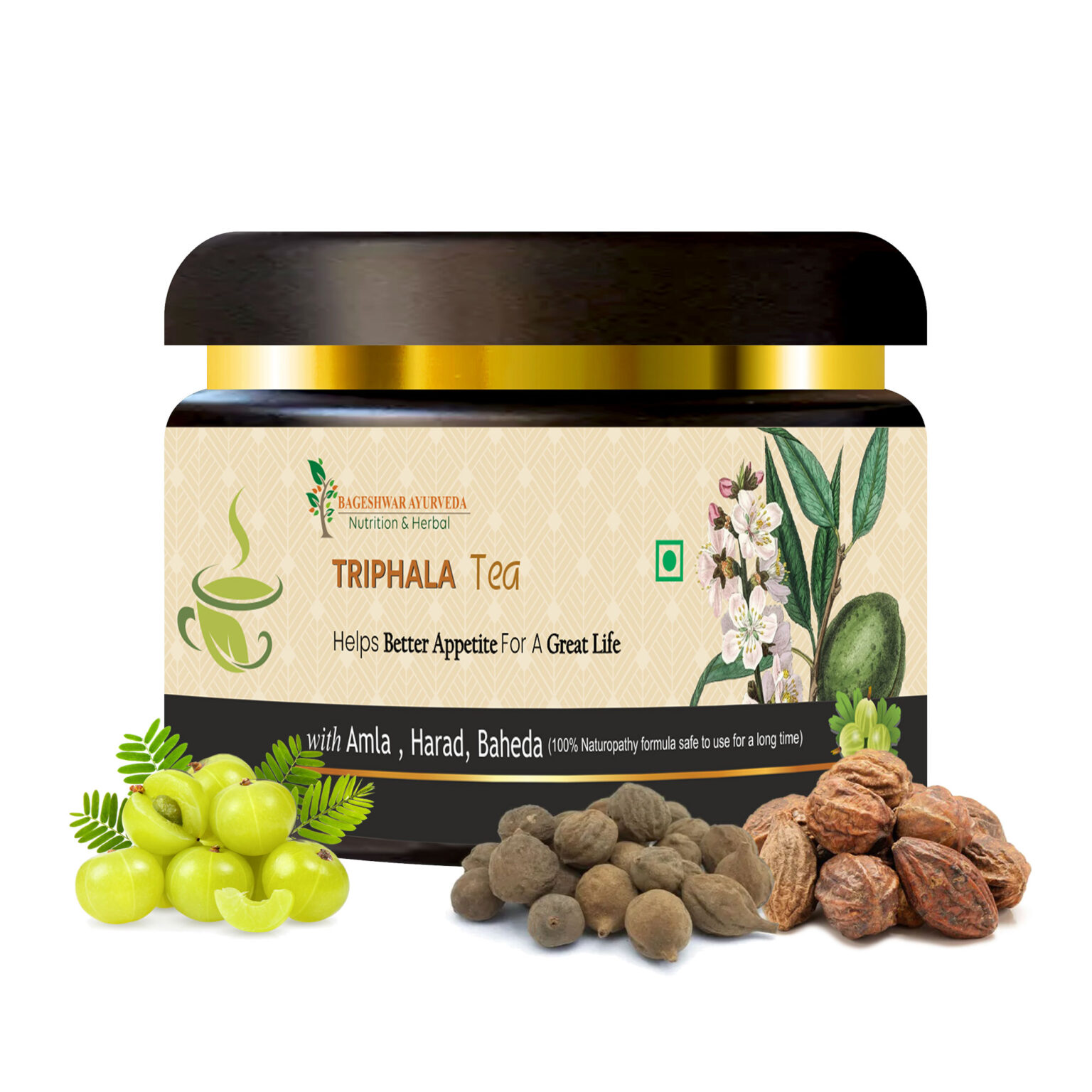 Triphala Tea 30 Sachets - Bageshwar Ayurveda