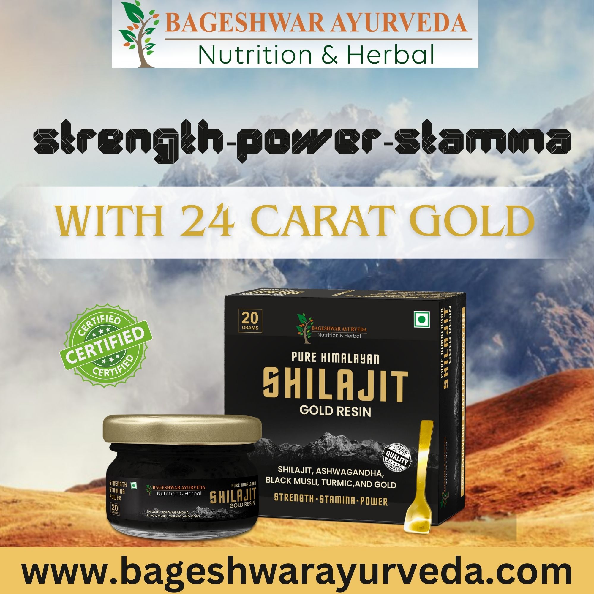 Shilajit Gold Resin 20 gram